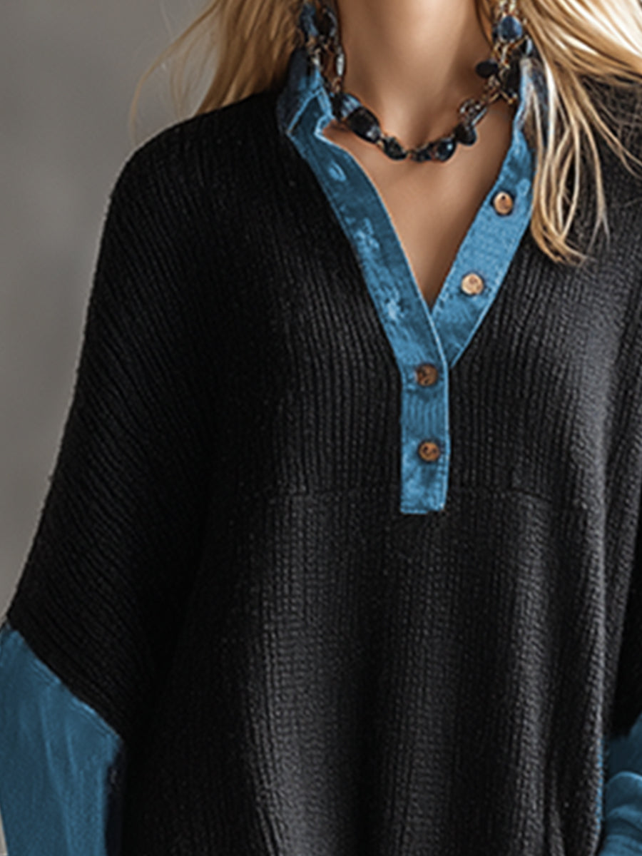 Maxi Dress | Oyrosy Black Knitted Denim Trim Maxi – OYROSY